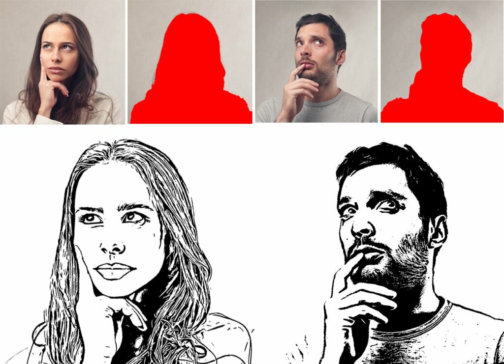 Vector Tracing Photoshop Action – MasterBundles