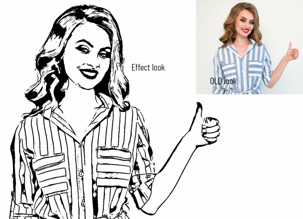 Vector Tracing Photoshop Action – MasterBundles