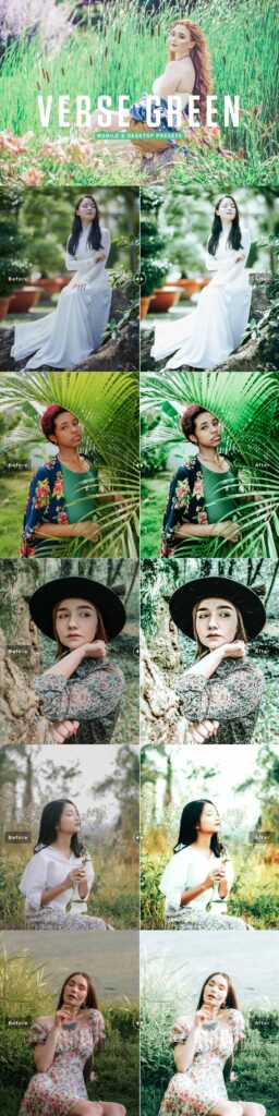 Verse Green Pro Lightroom Presets – MasterBundles