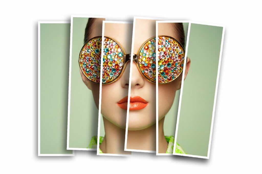 Vertical Panels Collage PS Action – MasterBundles