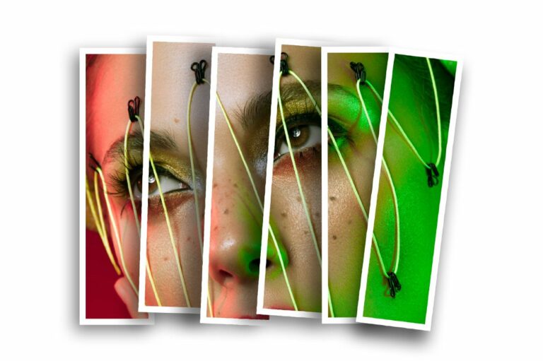 Vertical Panels Collage PS Action – MasterBundles