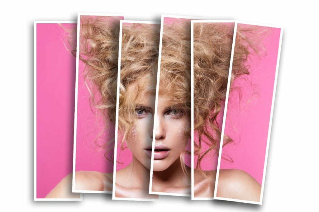 Vertical Panels Collage PS Action – MasterBundles