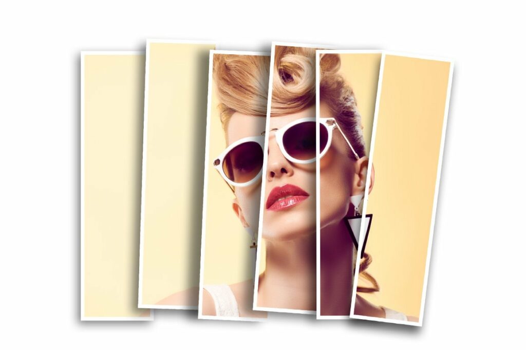 Vertical Panels Collage PS Action – MasterBundles