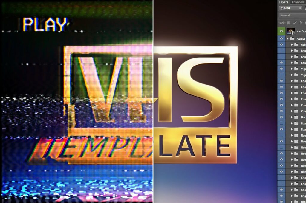 VHS Effect Template – MasterBundles