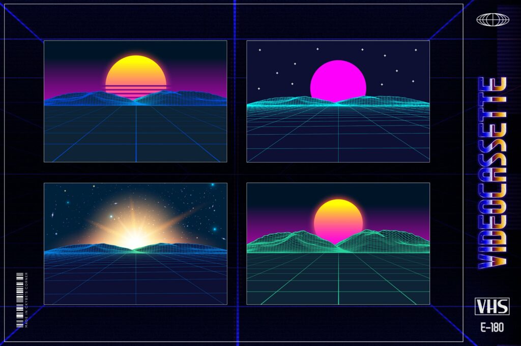 Videocassette - Retro Wave Font – MasterBundles