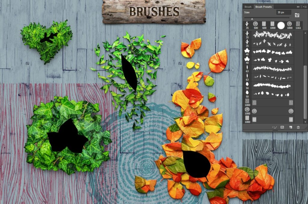 Woody Texture Photoshop Styles Kit – MasterBundles