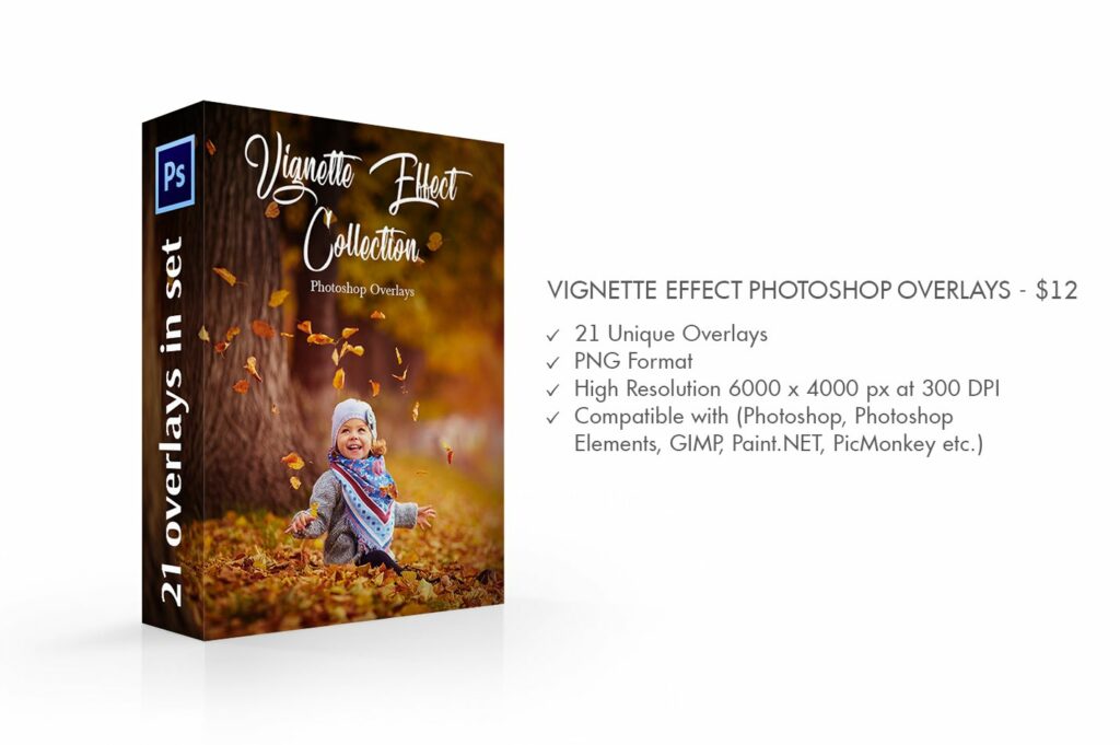 Vignette Effect Overlays – MasterBundles