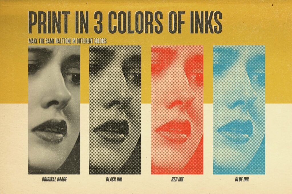 Vinta-Tone Printing Press Action – MasterBundles