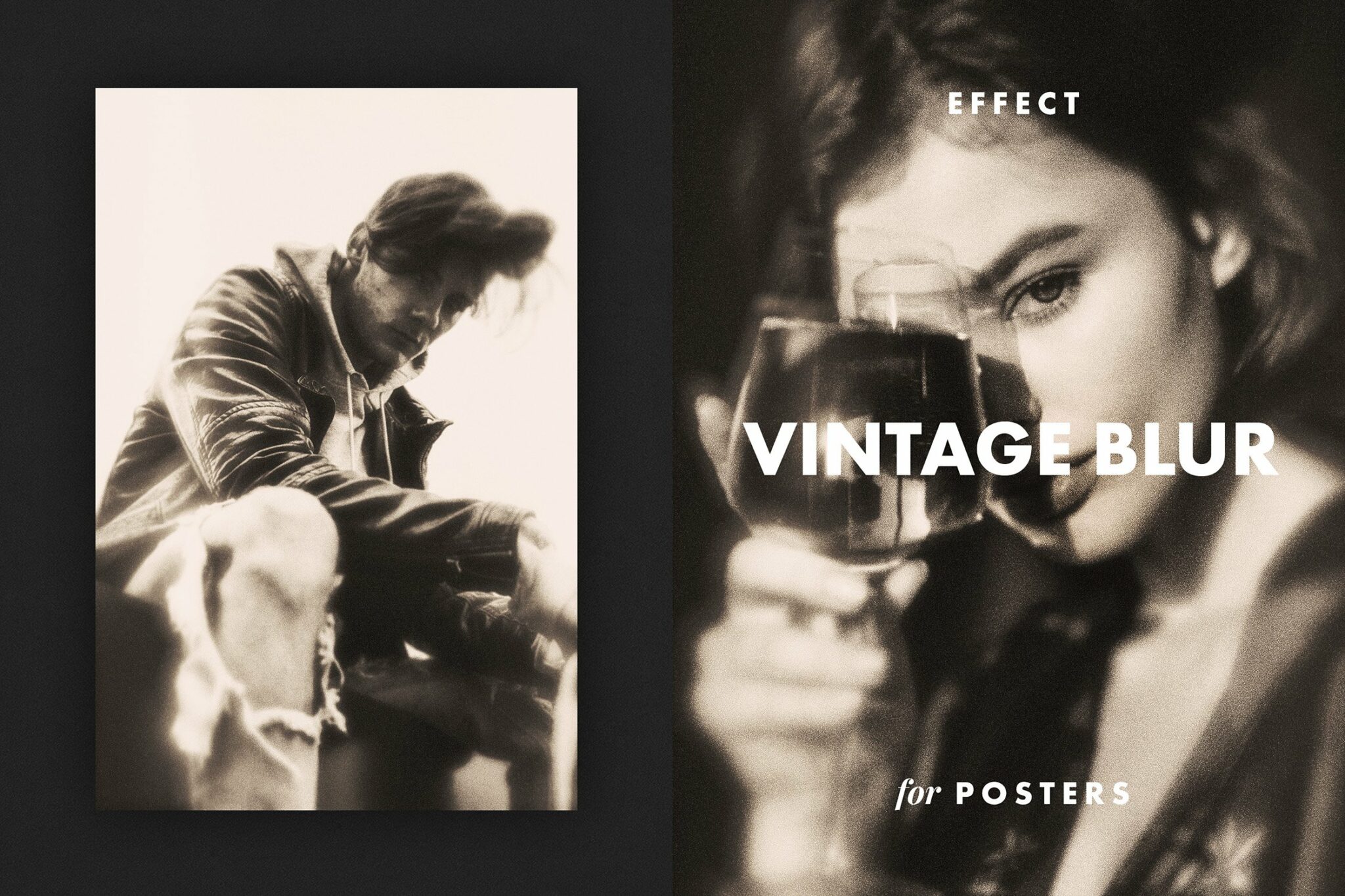 Vintage Blur Effect for Posters – MasterBundles