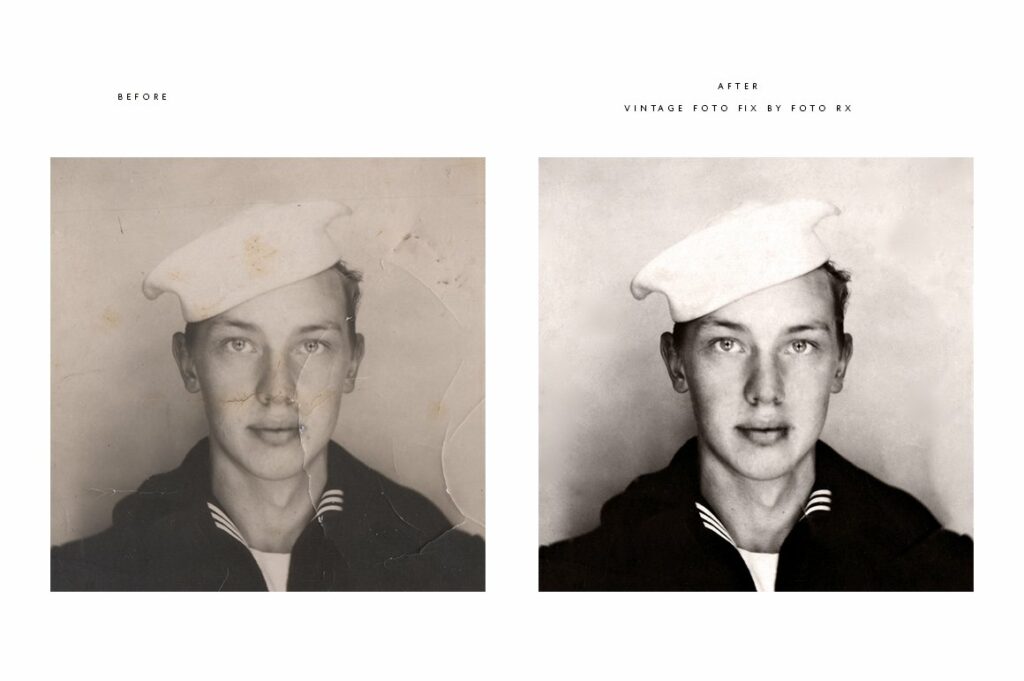Vintage Foto Fix Photoshop Actions – MasterBundles