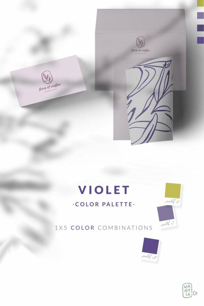 Color Palette Swatches Violet – MasterBundles