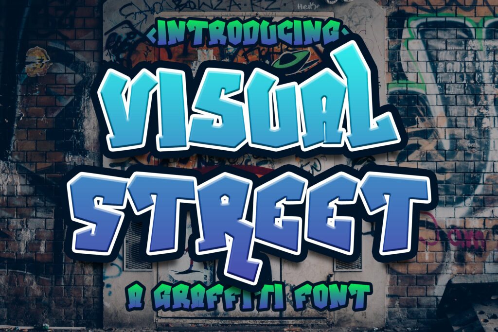 Visual Street - Graffiti Font – MasterBundles