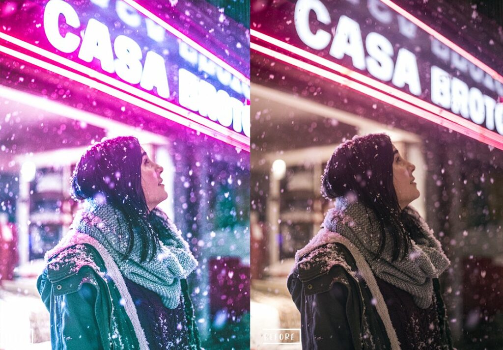 Neon Light Lightroom Presets – MasterBundles