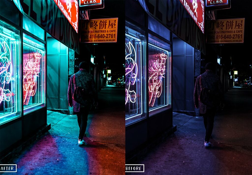 Neon Light Lightroom Presets – MasterBundles