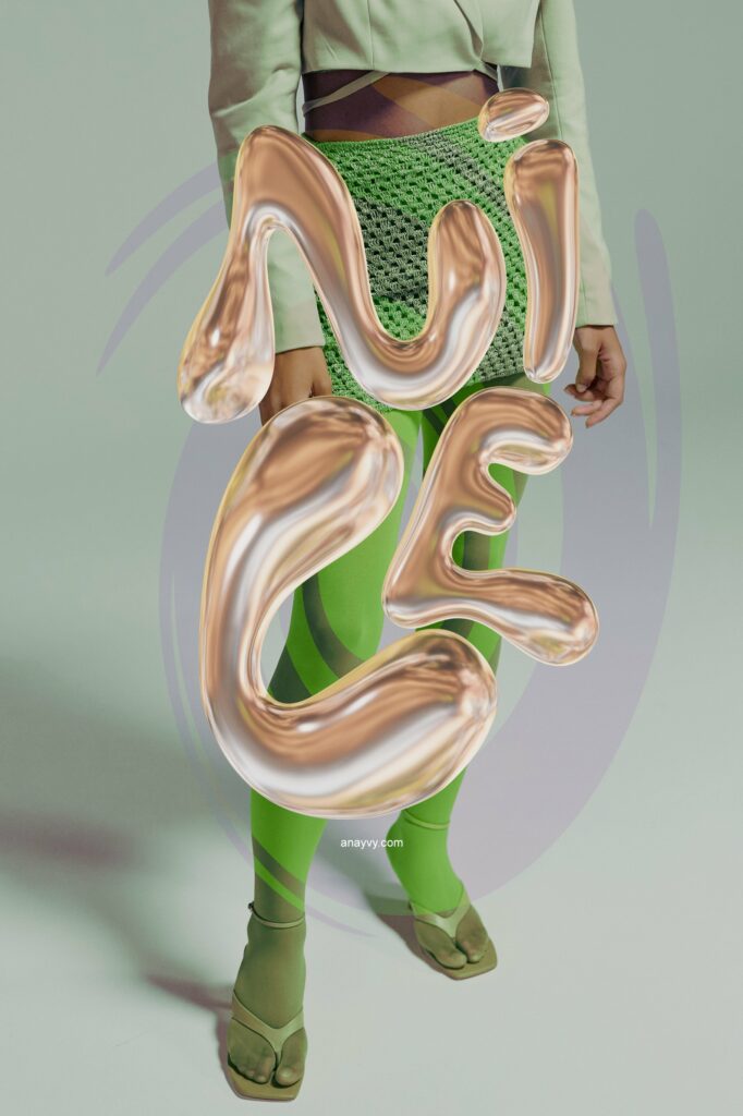 ok cool, metallic bubble font duo – MasterBundles