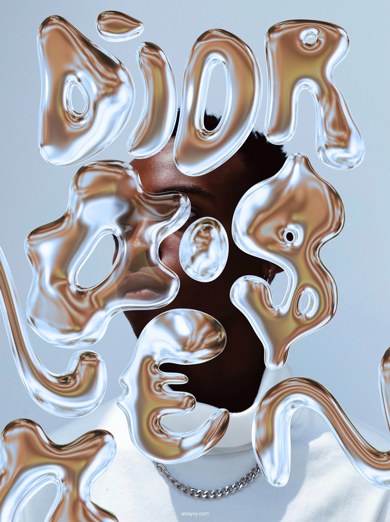 ok cool, metallic bubble font duo – MasterBundles