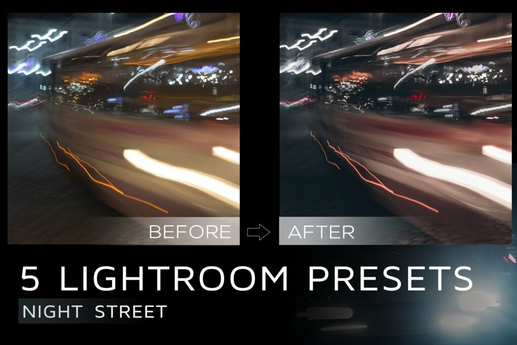 5 Lightroom presets for dark night – MasterBundles