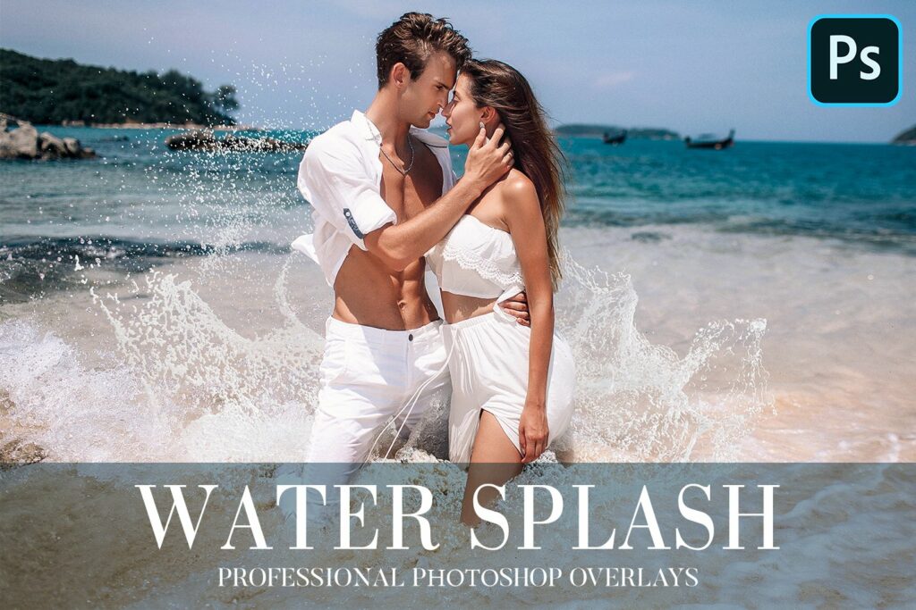 Water Splash Overlays Photoshop – MasterBundles