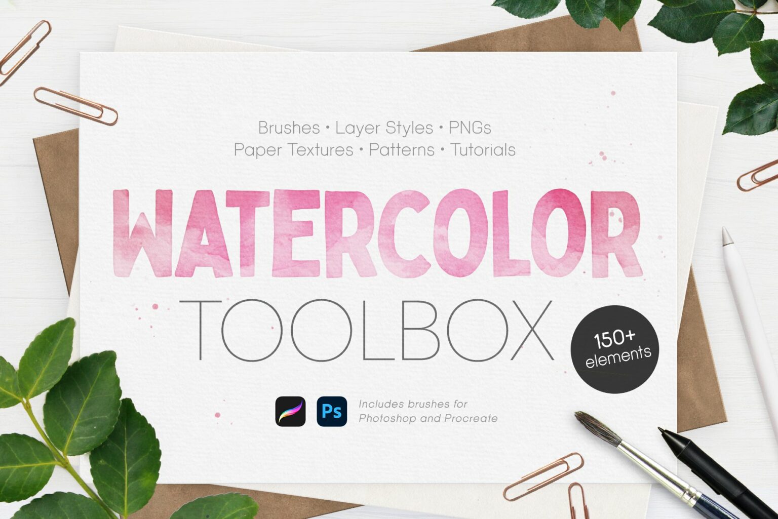 The Ultimate Watercolor Toolbox – MasterBundles