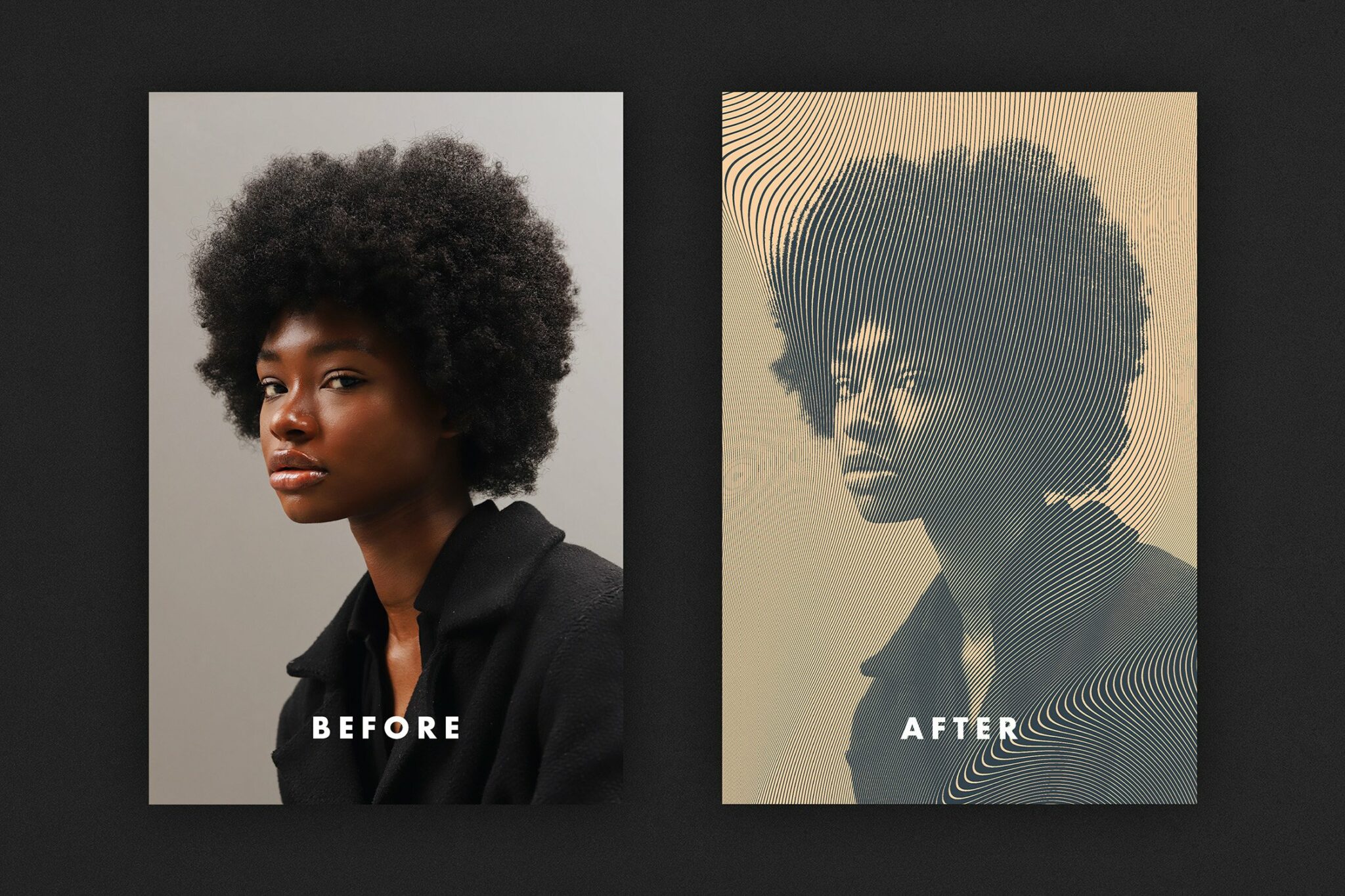 Wavy Lines Effect for Posters – MasterBundles