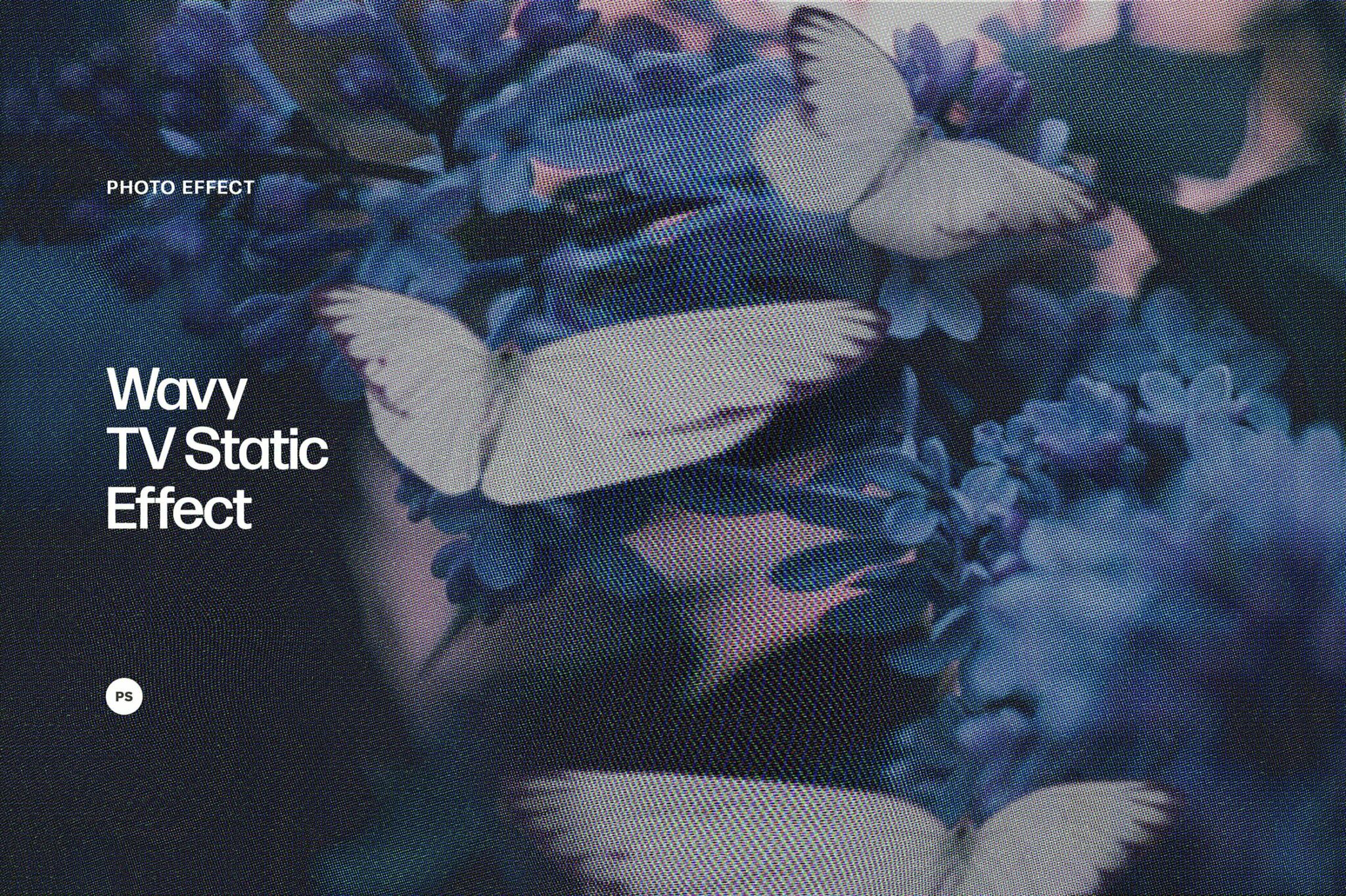 Wavy TV Static Photo Effect – MasterBundles