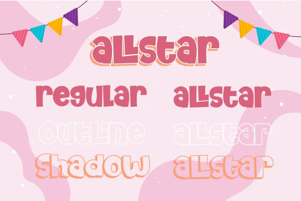 We Are Allstar - Playful Font – MasterBundles