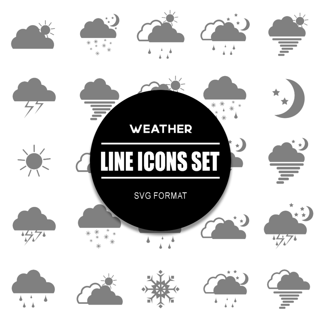 Weather Icon Set - MasterBundles
