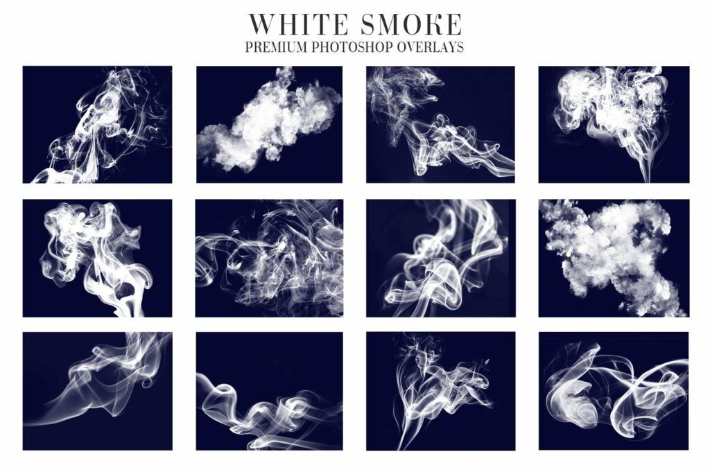 White Smoke Overlays Photoshop – MasterBundles