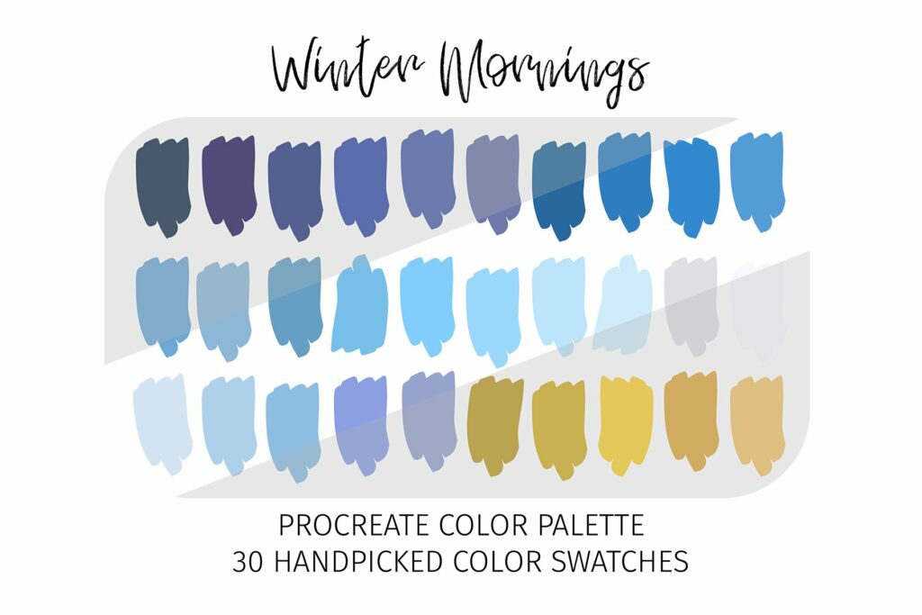 Procreate Winter Color Palettes – MasterBundles