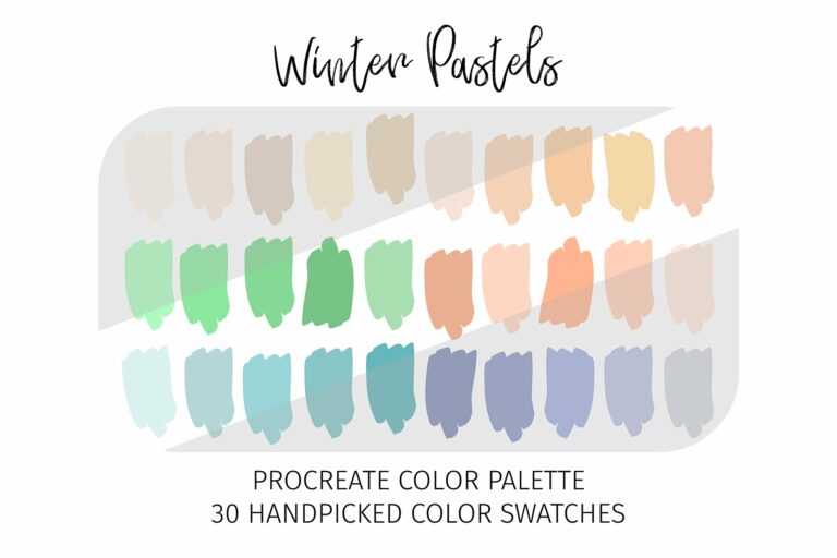 Procreate Winter Color Palettes – MasterBundles