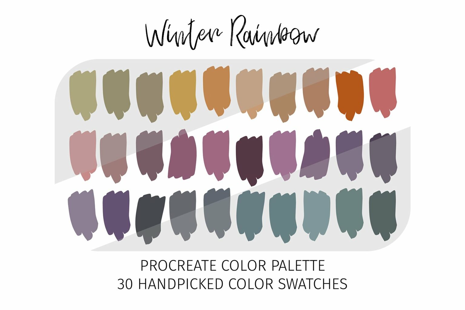 Procreate Winter Color Palettes – MasterBundles