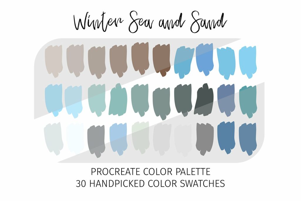 Procreate Winter Color Palettes – MasterBundles