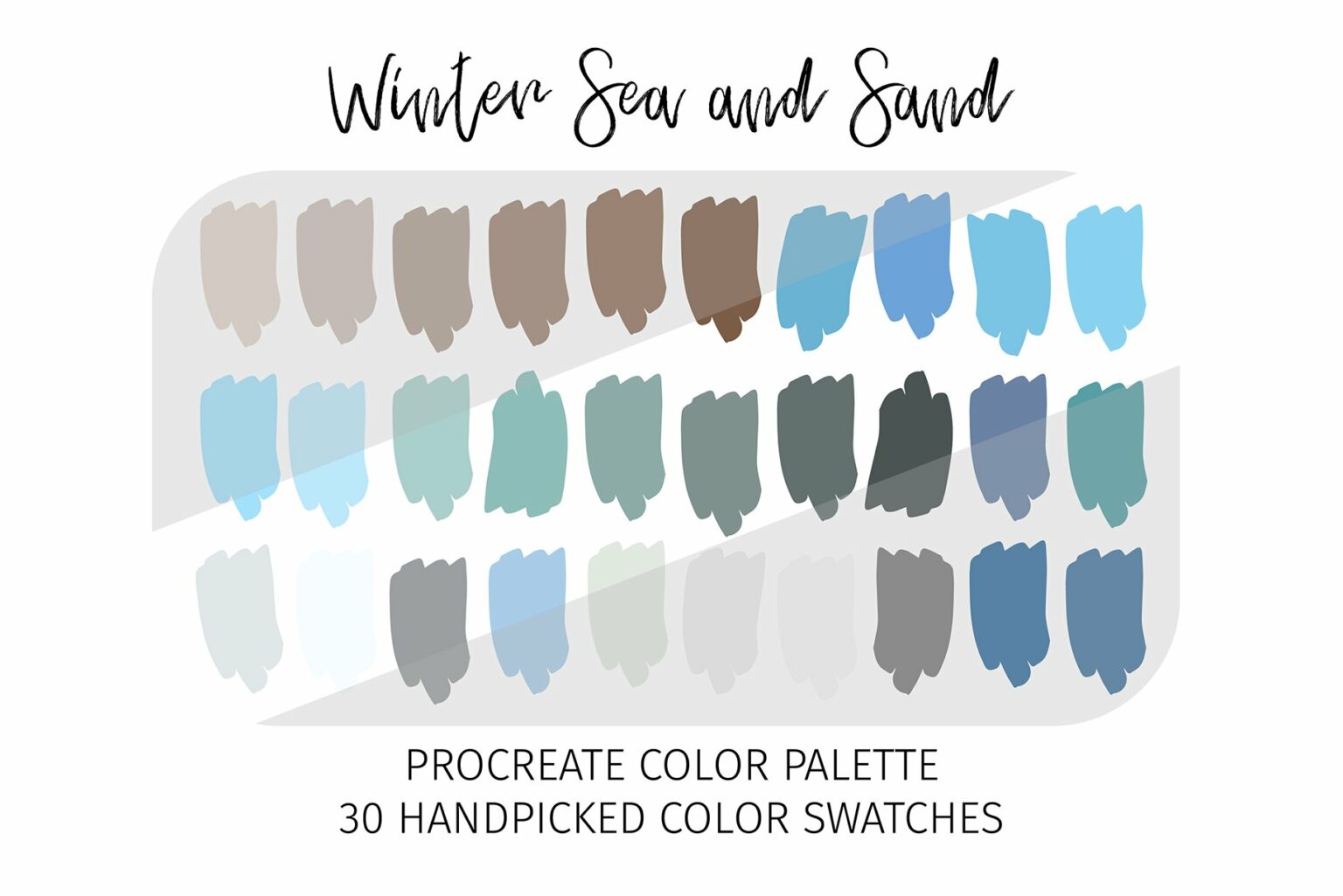 Procreate Winter Color Palettes – MasterBundles