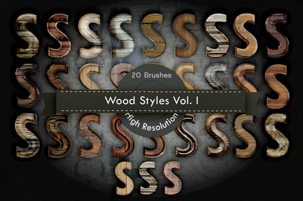 Wood Layer Styles for Photoshop – MasterBundles