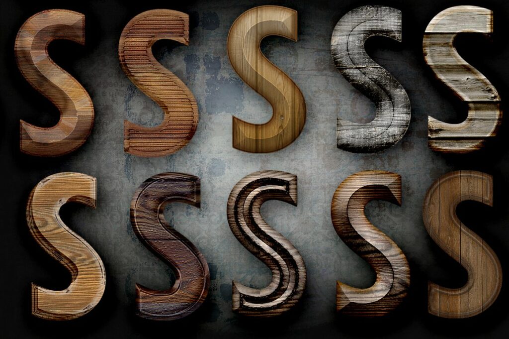 Wood Layer Styles for Photoshop – MasterBundles
