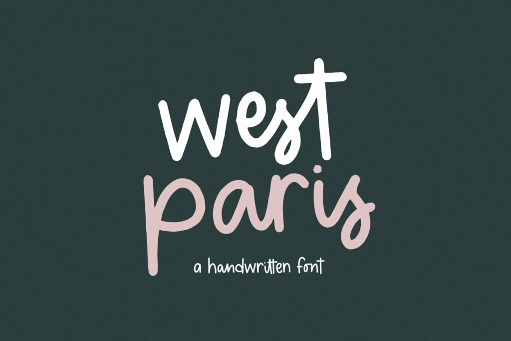 West Paris | Handwritten Font – MasterBundles