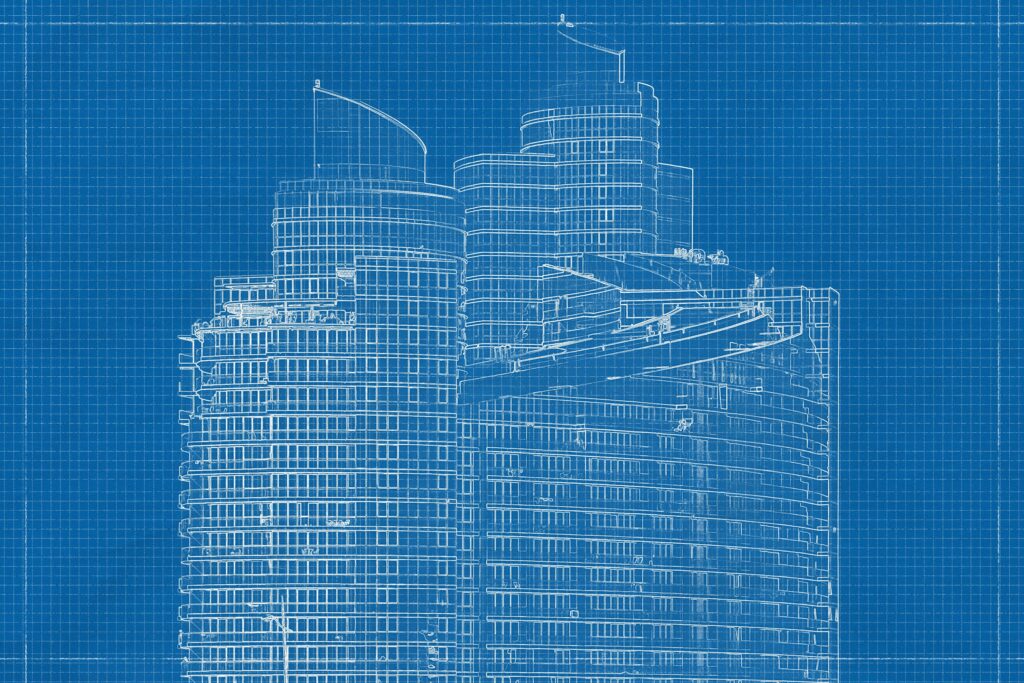 Architecture Blueprint Photo Effect – MasterBundles