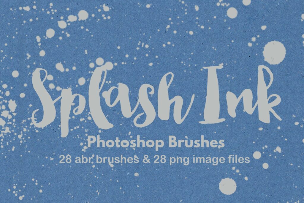 Grunge Paint Splatter Brush Set – MasterBundles