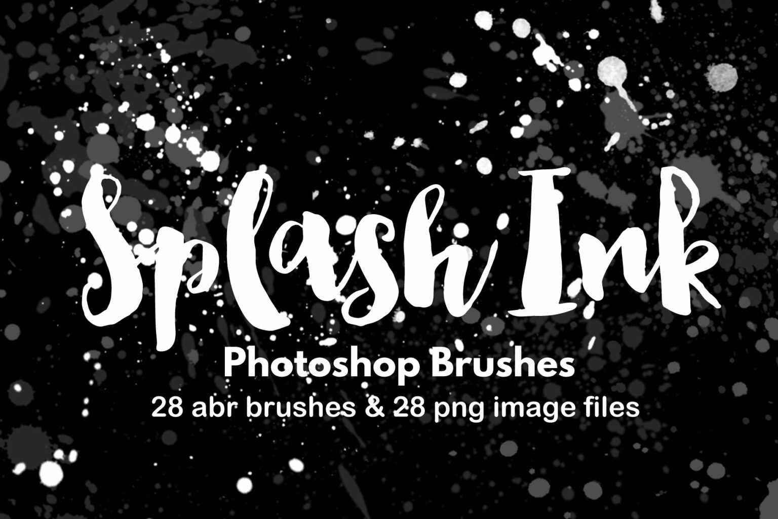 Grunge Paint Splatter Brush Set – MasterBundles