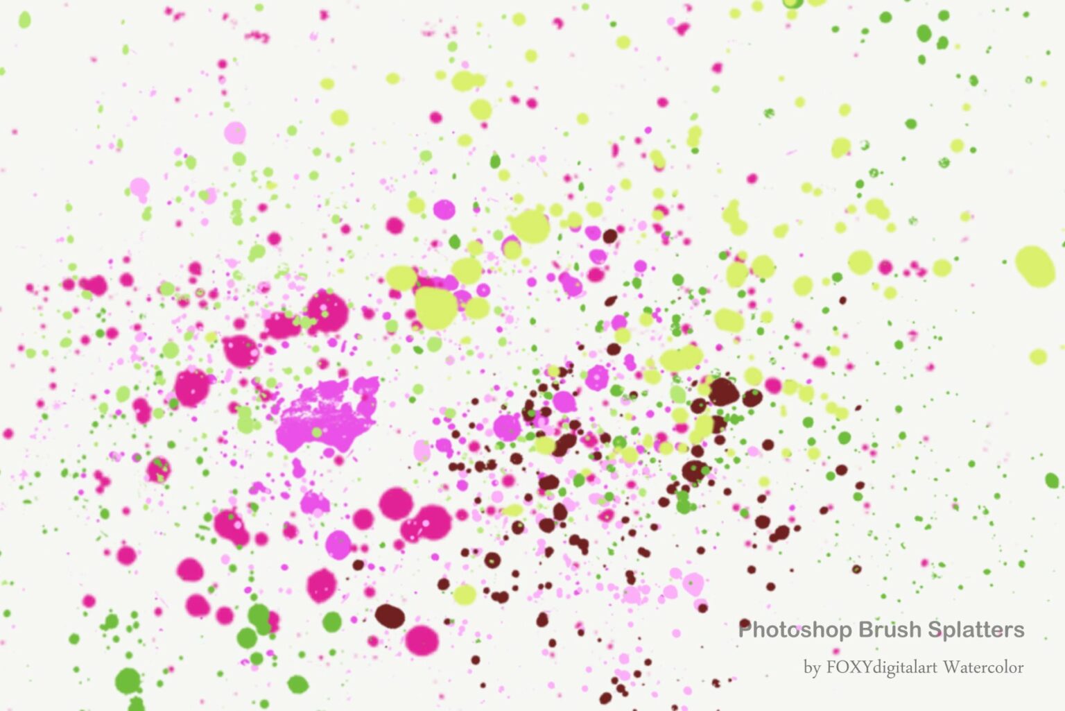 Grunge Paint Splatter Brush Set – MasterBundles