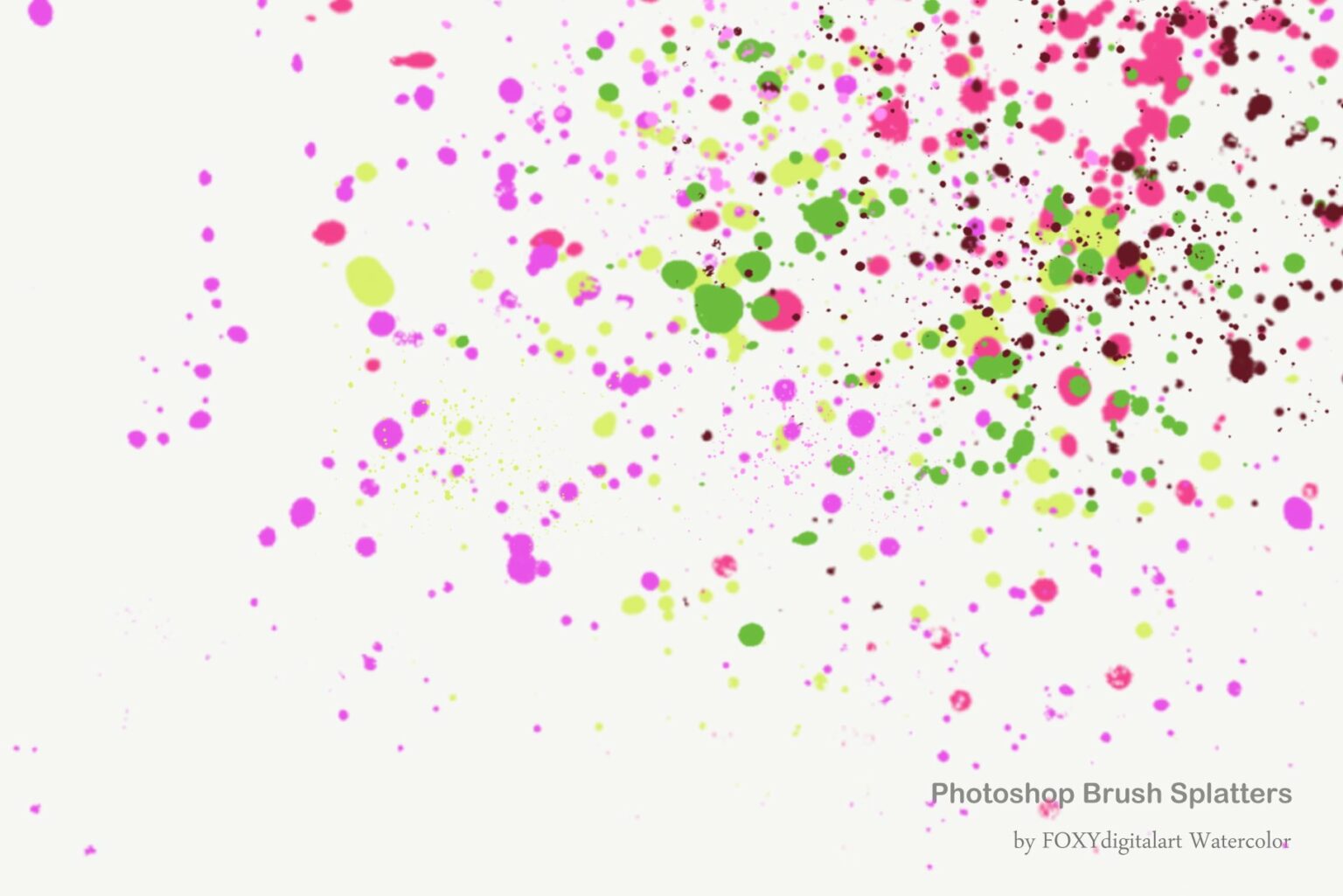 Grunge Paint Splatter Brush Set – MasterBundles