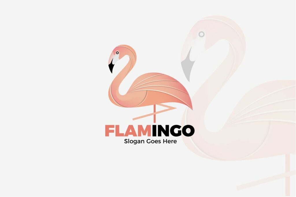 Flamingo Animal Logo – MasterBundles