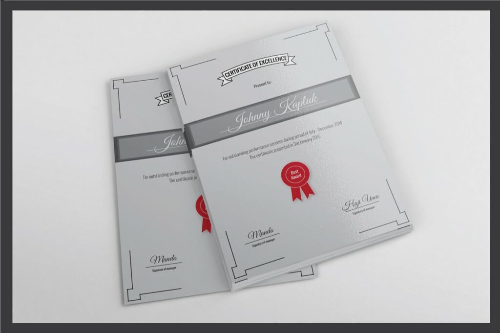 Certificate Template v.01 – MasterBundles
