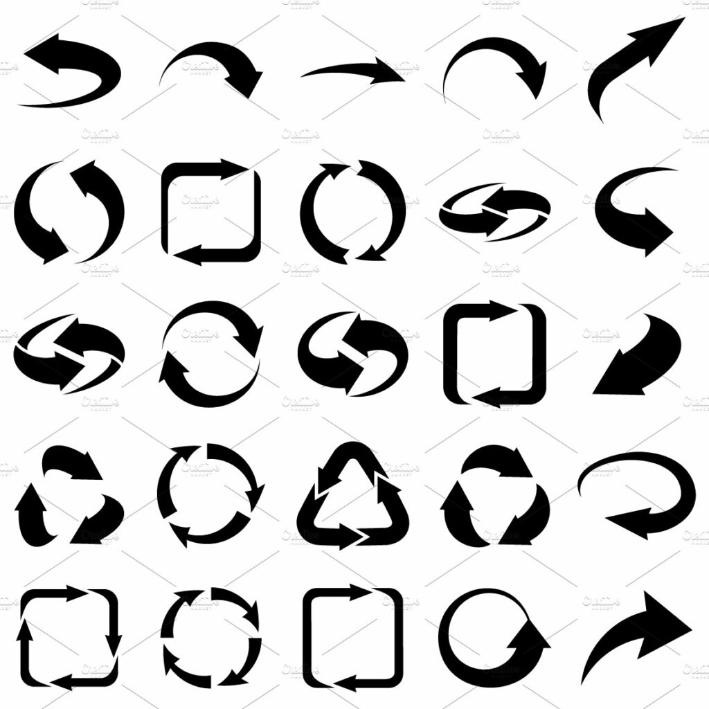 Arrows Icons Set Collections – MasterBundles