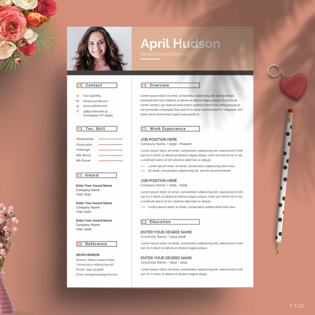 Finance Skills Resume/CV Word – MasterBundles