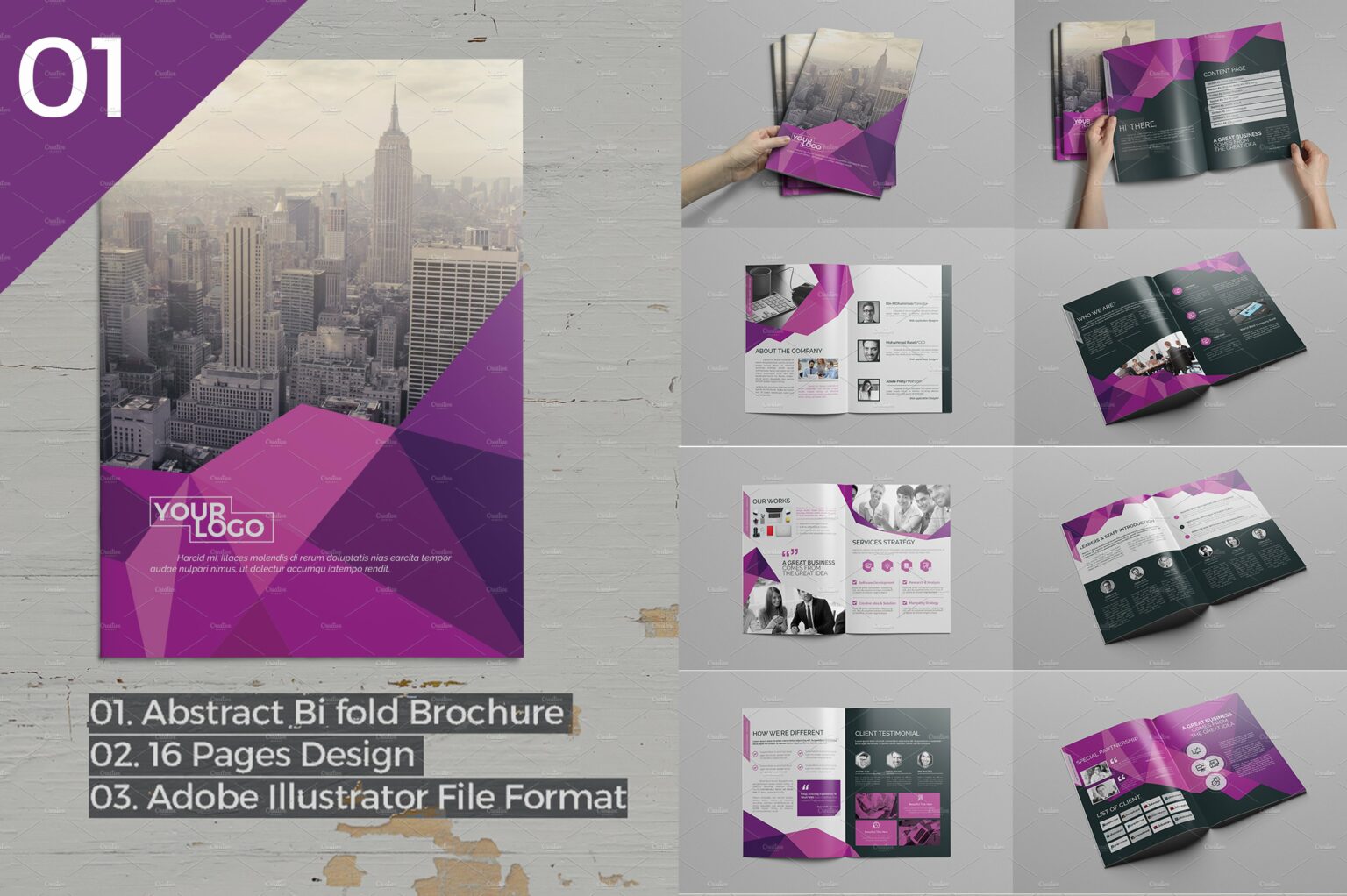 10 Multi-pages Brochure -Big Bundle – MasterBundles