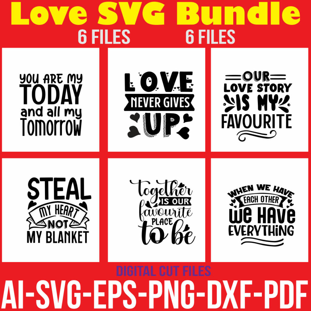 Love SVG Bundle - MasterBundles