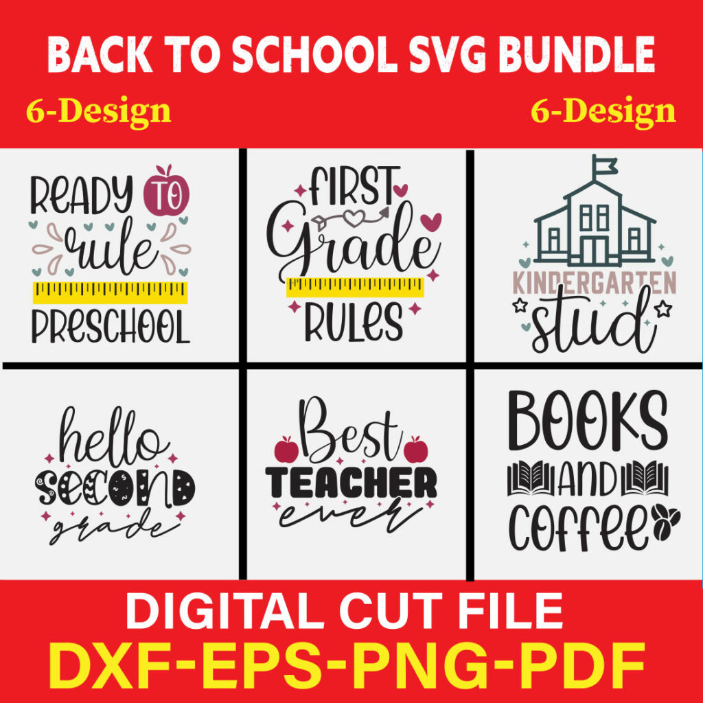 Back to School Svg Bundle SVG Bundle Vol-03 - MasterBundles