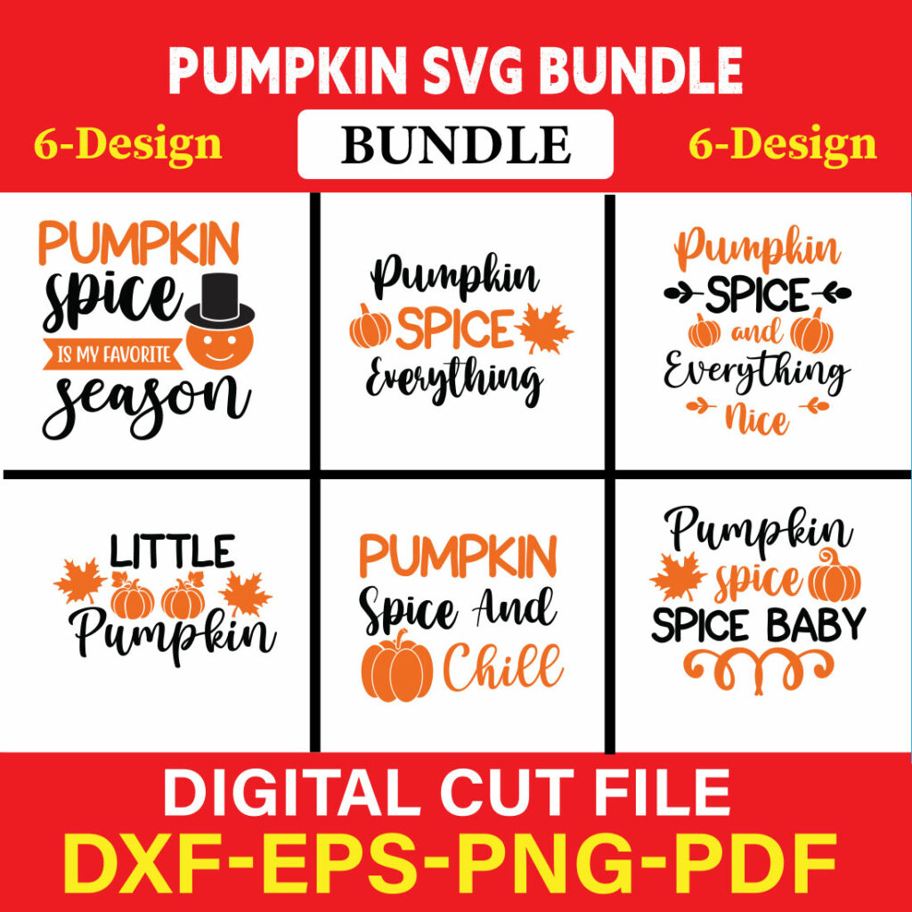 Pumpkin svg bundle T-shirt Design Bundle Vol-2 - MasterBundles