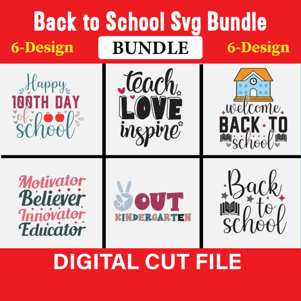 Back to School Svg Bundle SVG Bundle Vol-01 - MasterBundles
